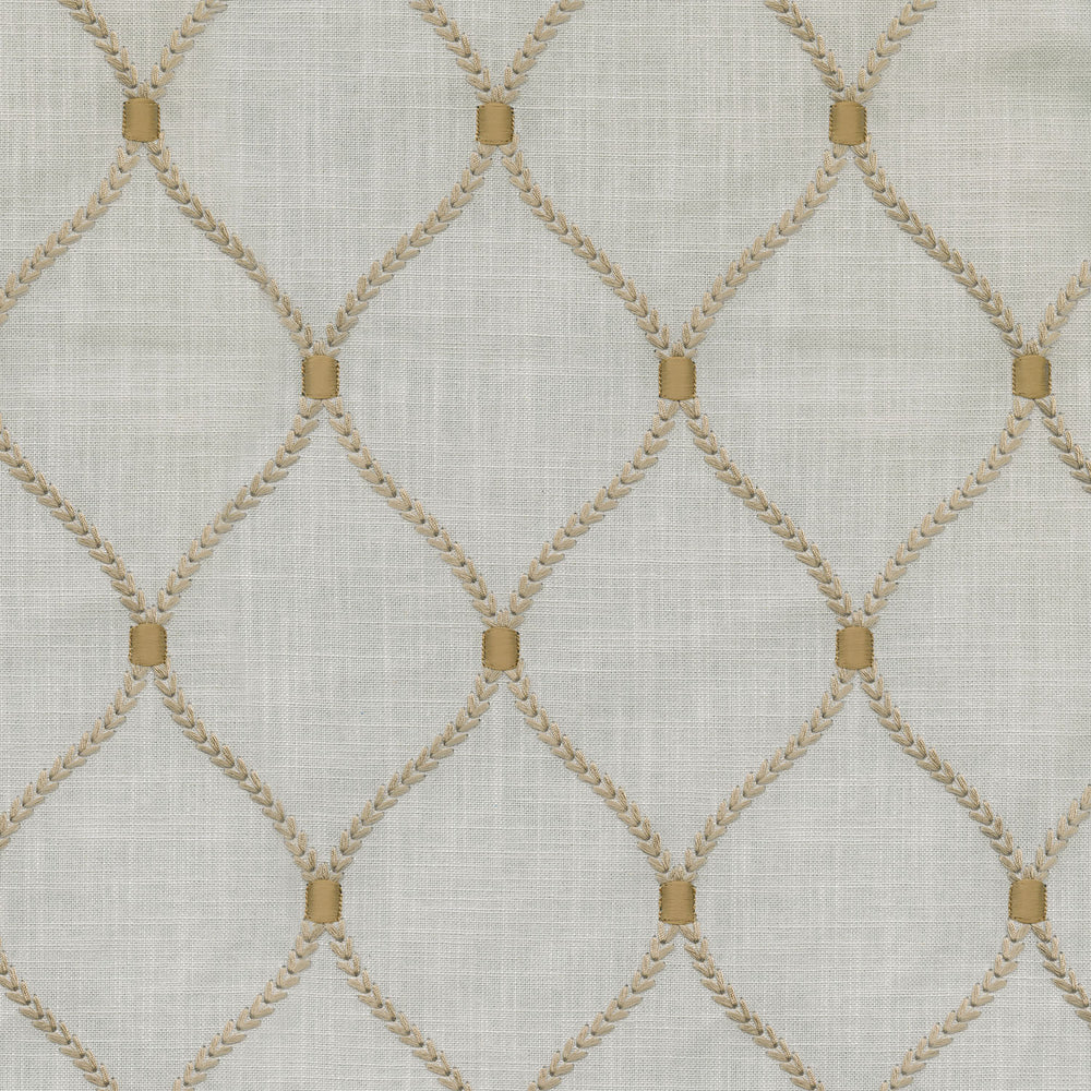 Williamsburg Deane Embroidery - Gilded 700501 Upholstery Fabric – CoCo ...