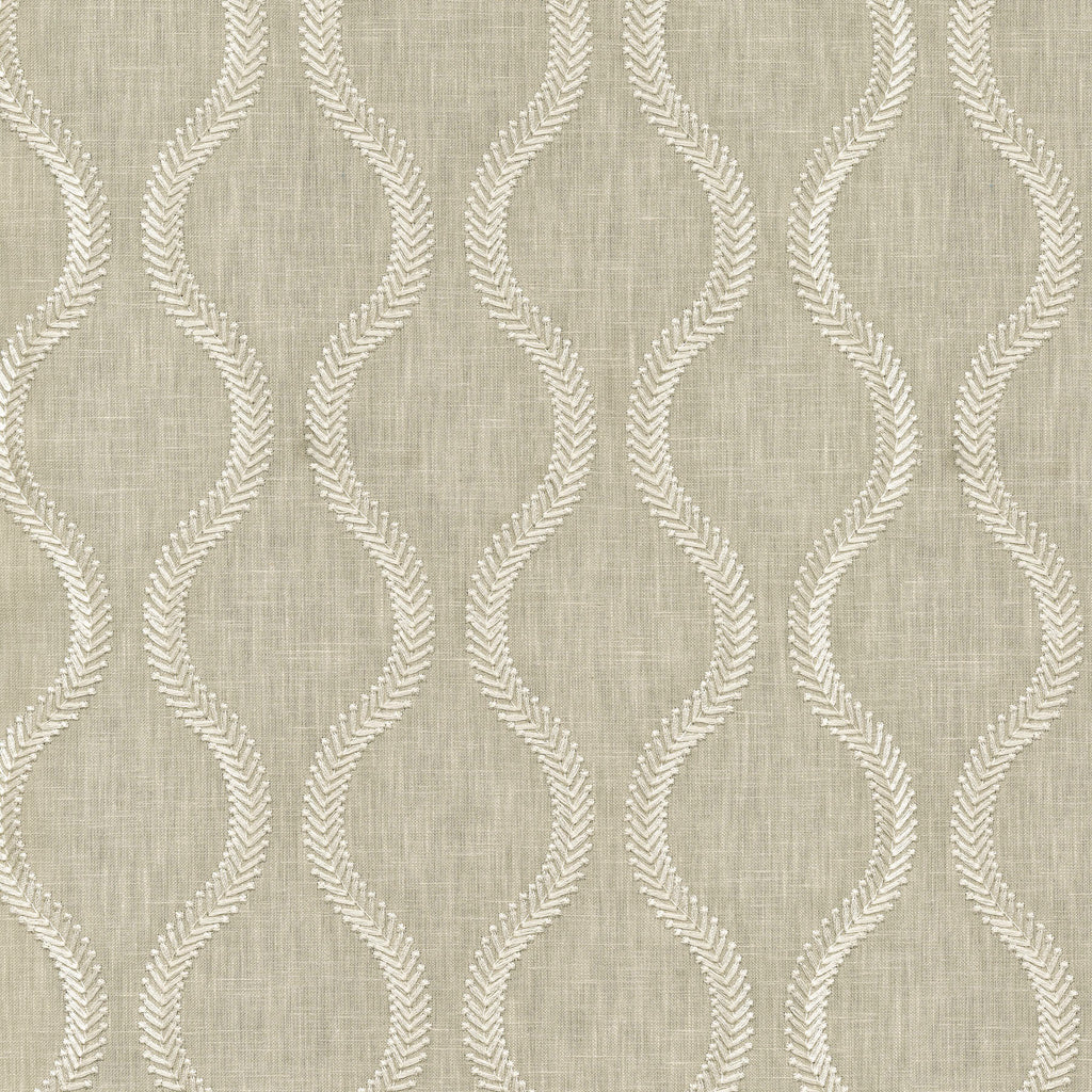 P/K Lifestyles Flourish Embroidery - Linen 470824 Upholstery Fabric ...