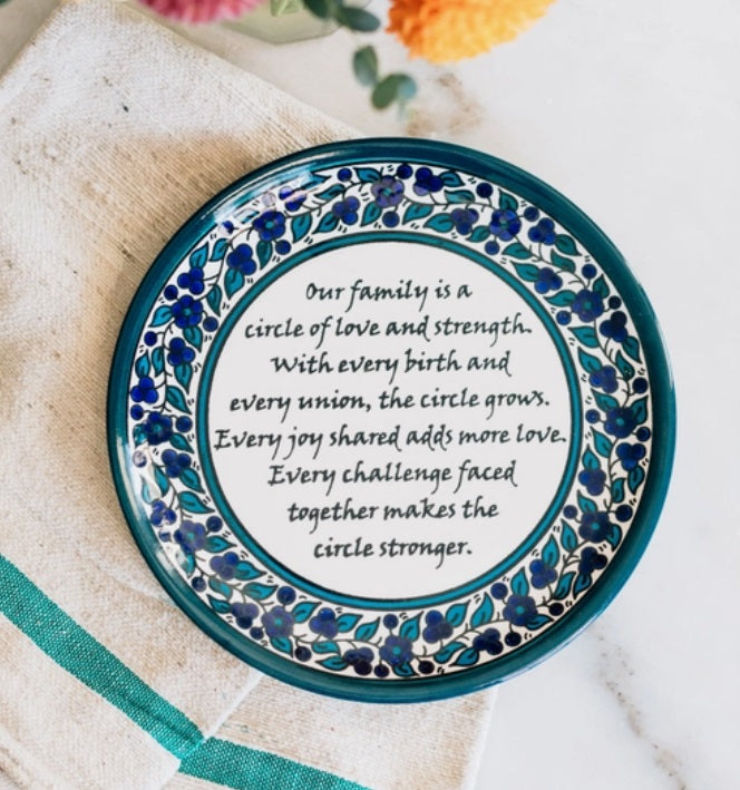 Hand-Painted Family Plate – CoCo B. Kitchen & Home
