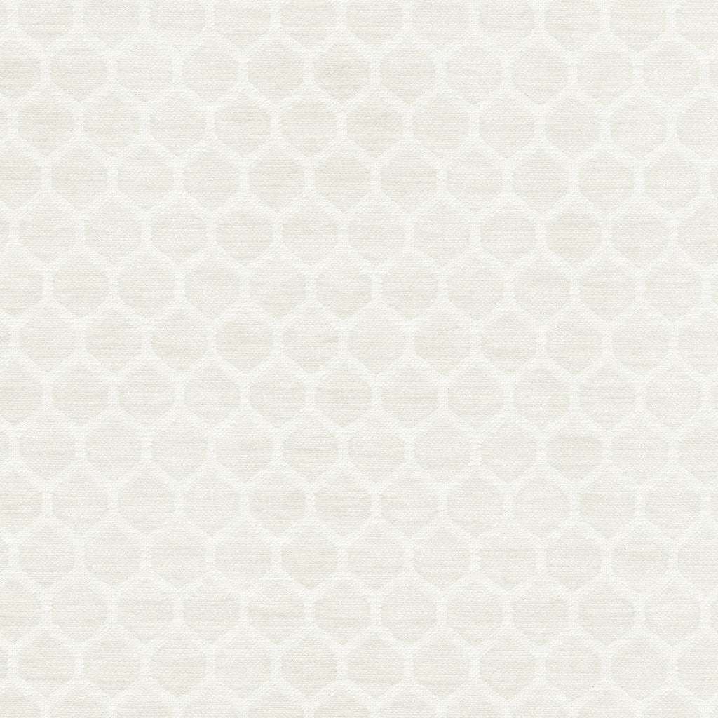 P/K Lifestyles Performance Honeycomb - White 411377 Upholstery Fabric ...