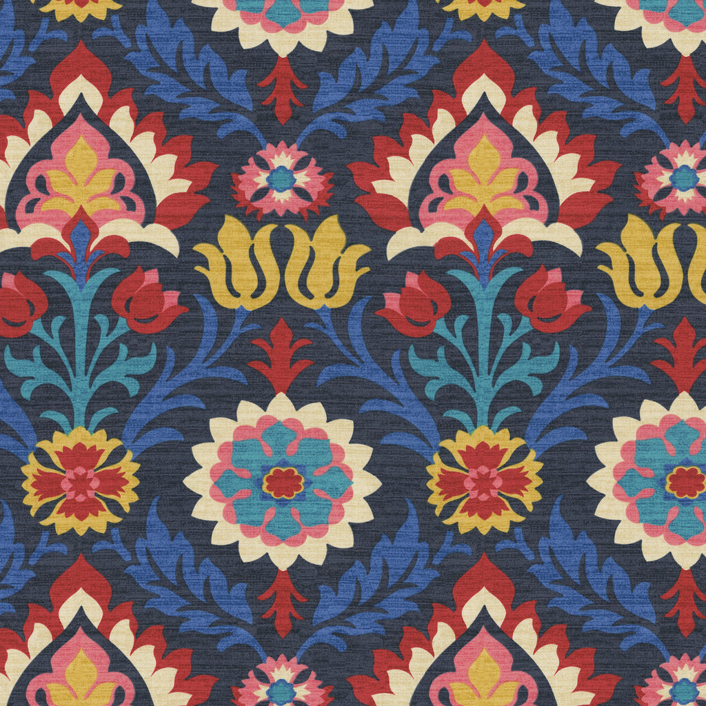 CLOSEOUT Waverly Santa Maria - Lapis 682310 Upholstery Fabric 1 YARD C ...